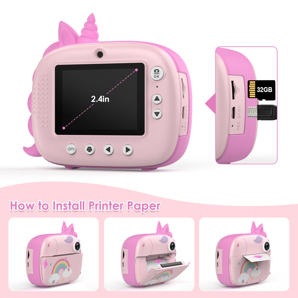 Kids Instant Camera - Unicorn – HiMont